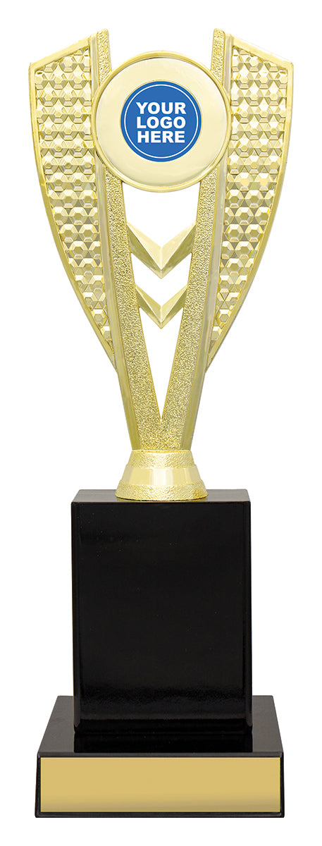Gloss Black Column - 240mm | Medals and Trophies | Miklin & Co