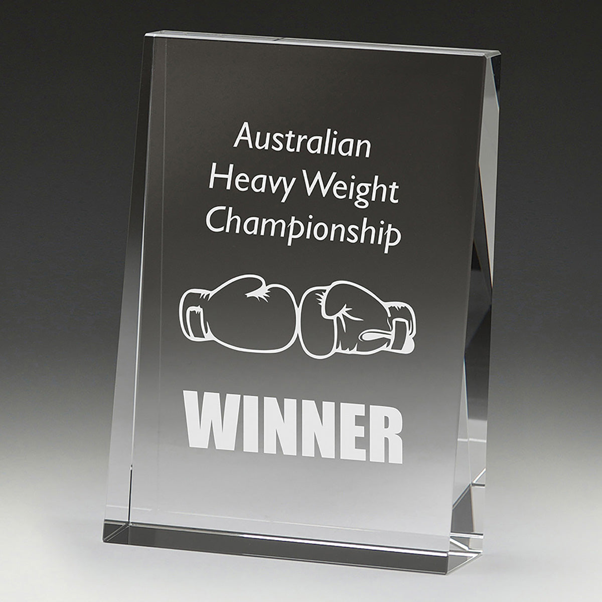 Crystal Wedge - 125mm | Medals and Trophies | Miklin & Co