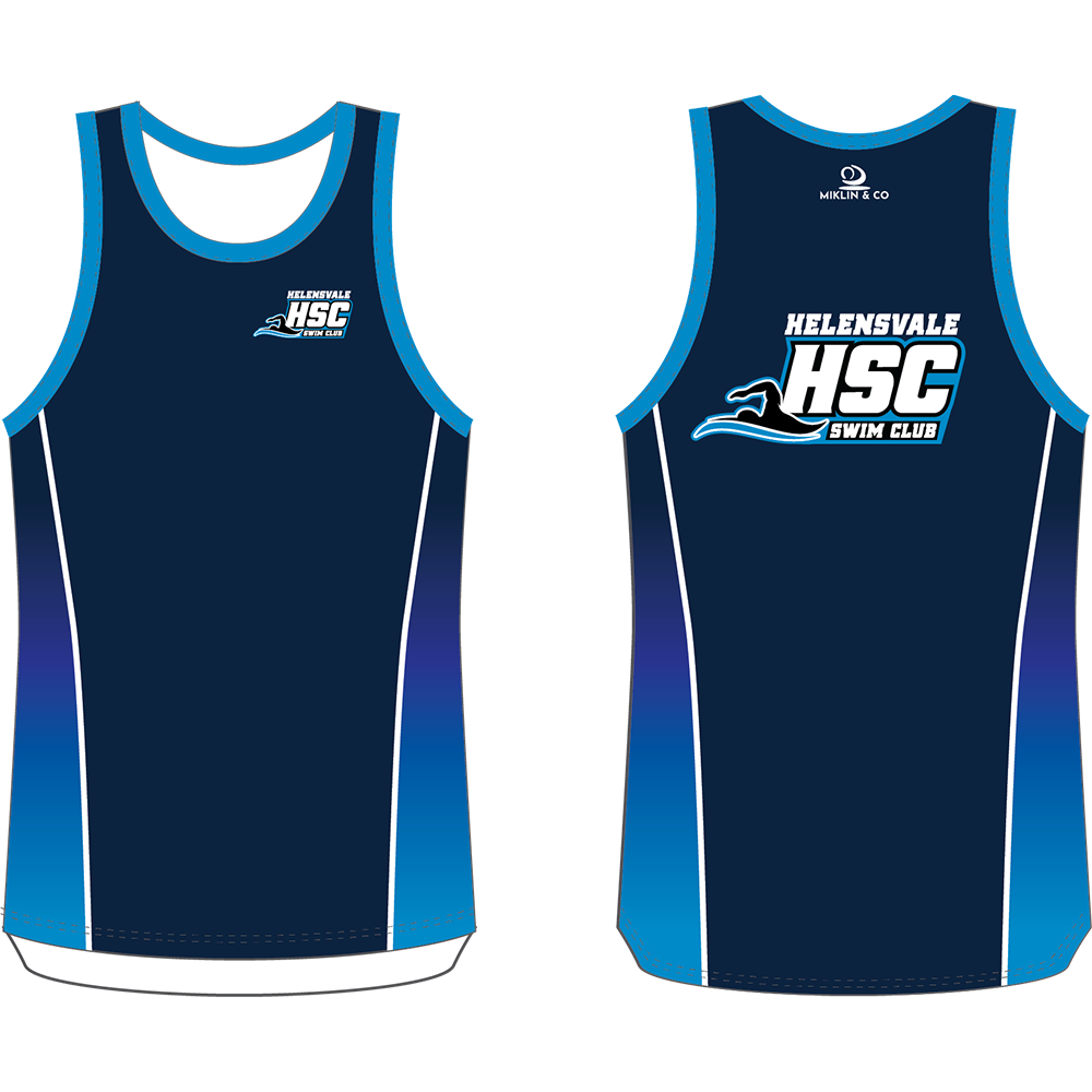 Helensvale Swim Club - Straight Back Training Singlet – Miklin & Co