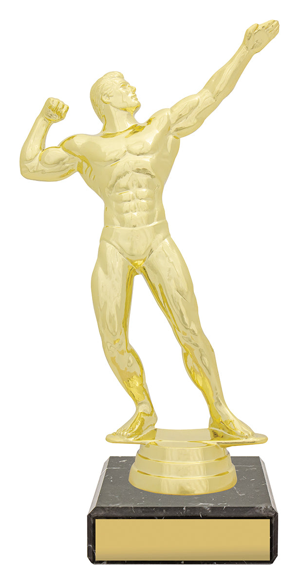 Figure Trophy - Bodybuilder - 185mm | Medals and Trophies | Miklin & Co
